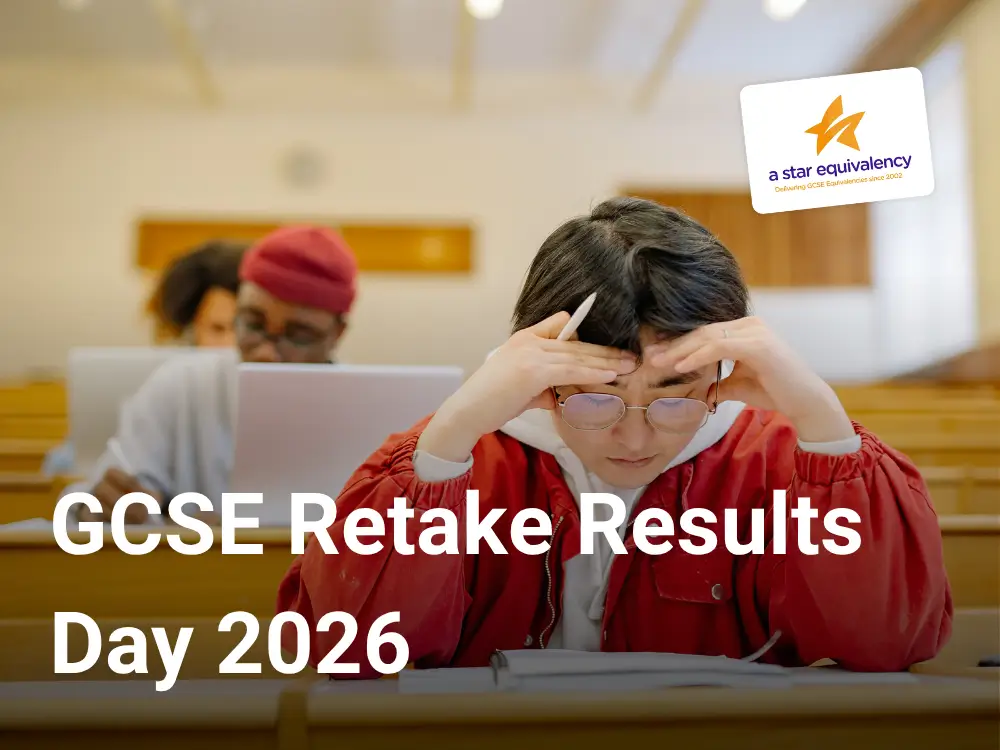 GCSE Retake Results Day 2026 | A Star Equivalency
